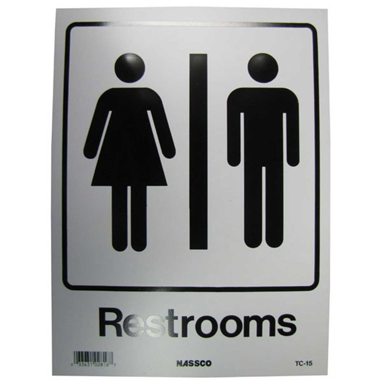 NeoPlex Restrooms Sign Wayfair neoplex-restrooms-sign-wayfair